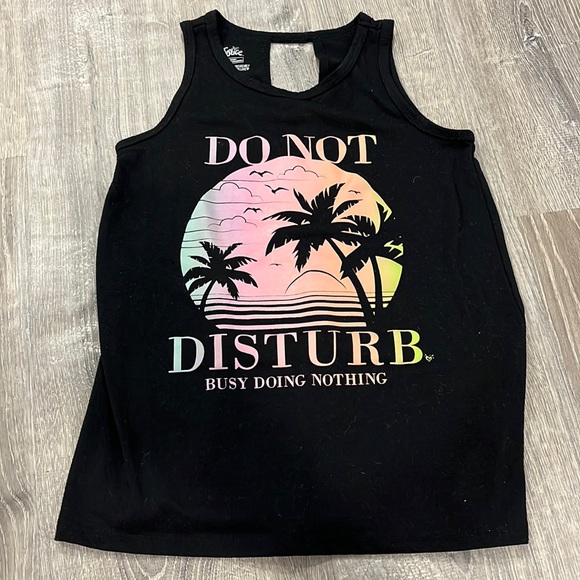 Justice | Shirts & Tops | Justice Do Not Disturb Busy Doing Nothing ...